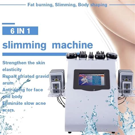 Painless 8 Pads Diode Lipo Laser LLLT Ultrasonic 40K Cavitation