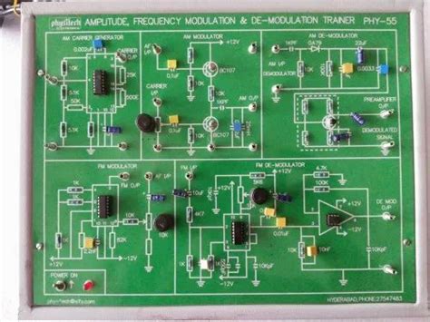 Digital Phy Amplitude Frequency Modulation Demodulation Trainer Kit For Industrial At