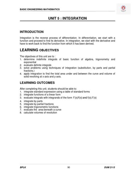 unit 4 integration download free pdf integral function mathematics