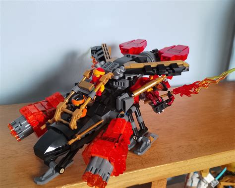 Lego Moc Combo Pack Aerial Crusher And Lava Scout Mech By Ninjaroo66