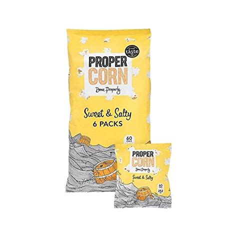 Propercorn Sweet And Salty Multipack 6 X 14g Pack Of 4