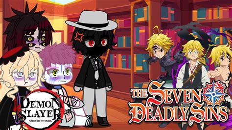 The Uppermoonsmuzanreact To Meliodas12gacha Life Youtube