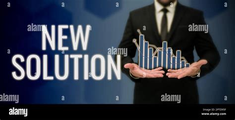 Sign Displaying New Solution Internet Concept Modern Innovation Latest