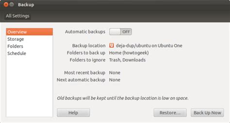 How To Back Up Ubuntu The Easy Way With Déjà Dup