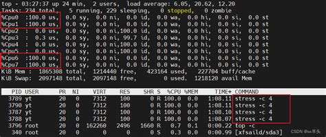 Linux命令stress And 快速模拟cpu、内存、磁盘消耗linux模拟内存耗尽 Csdn博客