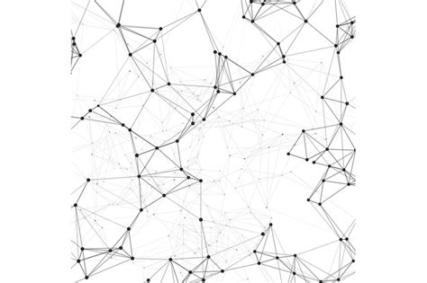 Molecular And Atom Structure With Plexus 3d Polygons Creative Vector By Microvector Thehungryjpeg