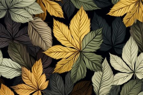 Premium Photo Pattern Leaves