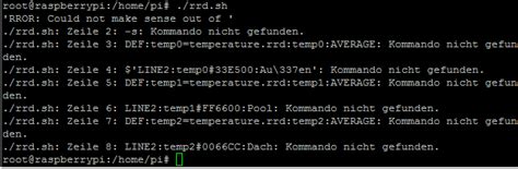 Linux Rrd Works Not From Shell Script Stack Overflow