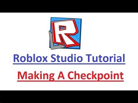 Roblox Studio Tutorial Making A Checkpoint YouTube