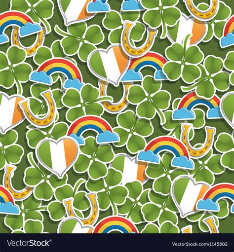 Seamless Irish Pattern Royalty Free Vector Image