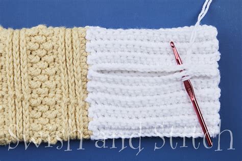 Aspen Crochet Christmas Stocking Swish And Stitch