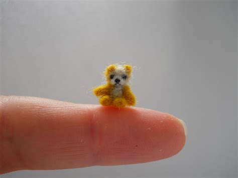 ooak extreme micro miniature tiny jointed bear by tweebears on DeviantArt