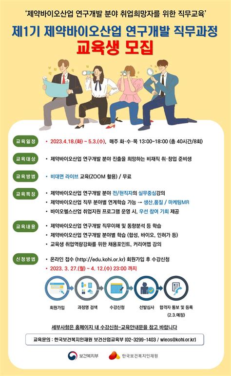 제1기 제약바이오산업 연구개발 직무과정 요즘것들