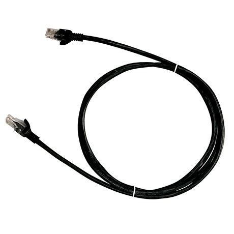 Cabo De Rede Patch Cord Cat mt Preto Pc eth u bk Pluscable Bluinfo Informática
