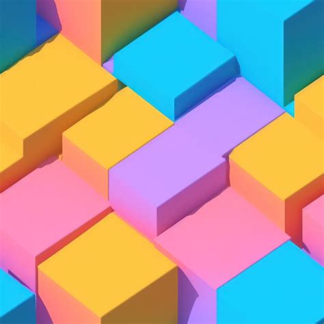 75000 Bold Color Blocks Pictures