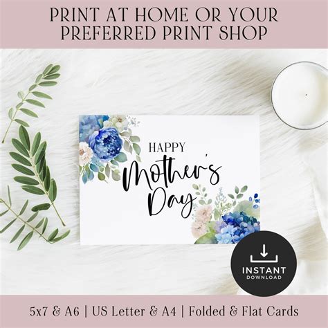 Folding Mothers Day Cards Printable Printable Mothers Day Card