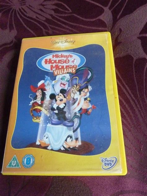 Walt Disney Mickeys House Of Mouse Villains Dvd Rare Freepost £1499