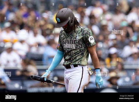 San Diego Padres Fernando Tatis Jr Walks Back To The Dugout After
