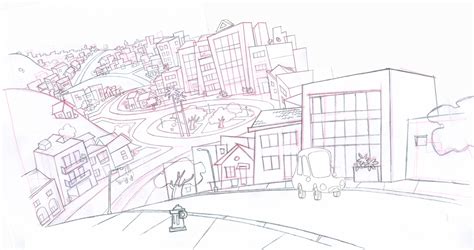 Animation Background Layout Design