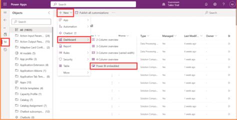 Add Power Bi Report Or Dashboard In A Power App Model Driven App System Dashboard Espc
