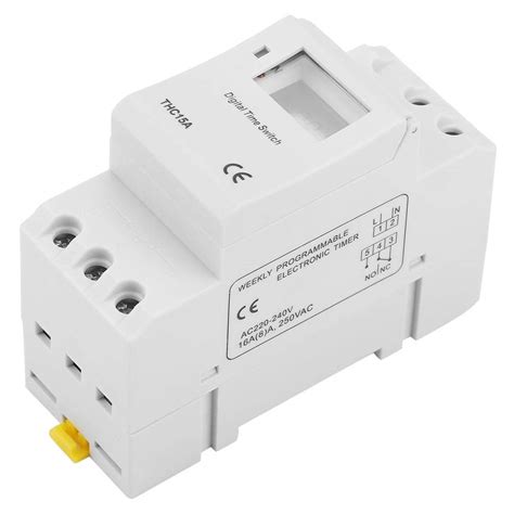 Astronomical Timer Switch THC A VAC A Digital Programmable Timer DIN Rail Digital