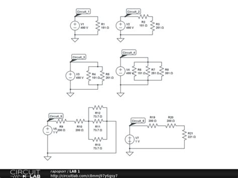 LAB 1 CircuitLab