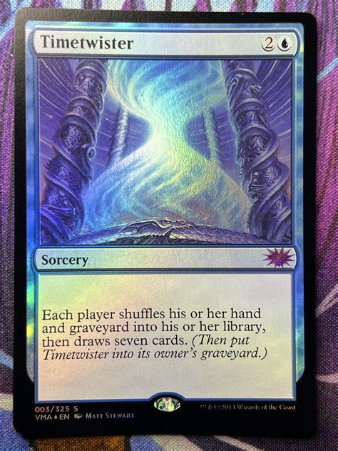 Timetwister Vma Foil Bootleg Mage