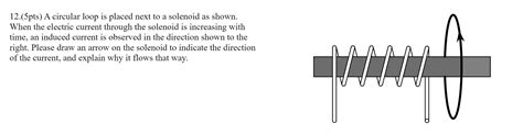 Solved Pts A Circular Loop Is Placed Next To A Chegg