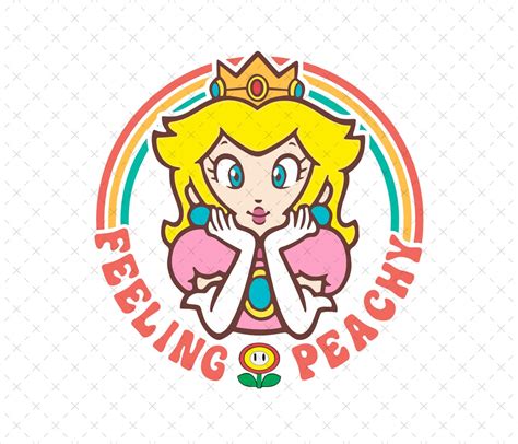 Mario Png Svg Princess Peach Png Svg Design For Shirt Super Mario Png Svg Digital Mario