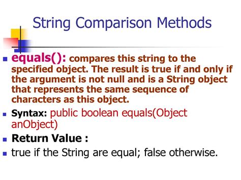 In Java Strings Are Objects That Belong To Class Javalangstring