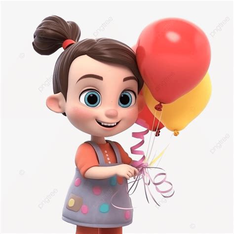 Menina Cartoon Dia Das Crianças Png Dia Das Crianças Desenho Animado