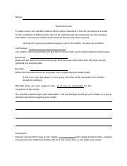 Percent Error Lab Docx Names Percent Error Lab In Today S Lesson The Scientific Method Will