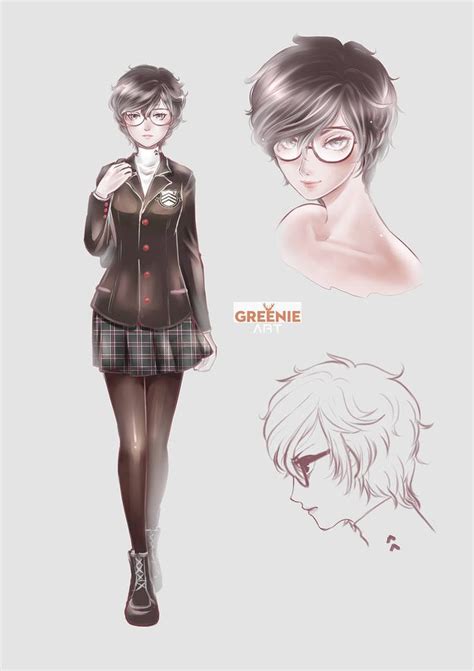 Female Akira Persona 5 By Haithuong313 Persona 5 Anime Persona 5