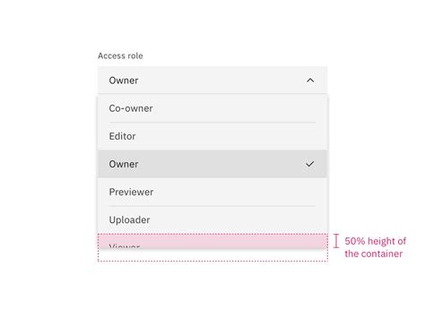Dropdown Carbon Design System