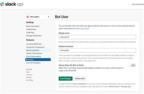 how to build a meetup slack bot with standard library and node js