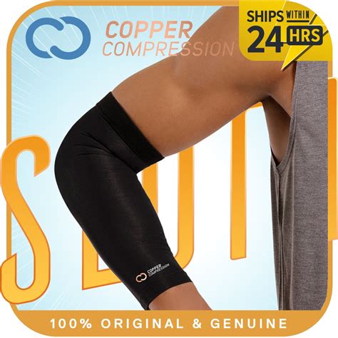 Genuine Copper Compression Elbow Brace For Tendonitis And Tennis Elbow