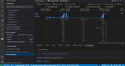 Quick Start Guide For Data Wrangler In Vs Code