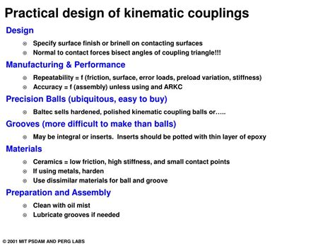 Ppt Kinematic Couplings Powerpoint Presentation Free Download Id