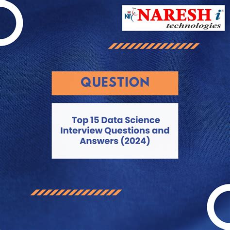 Top 15 Data Science Interview Questions And Answers 2024 By Tejasri