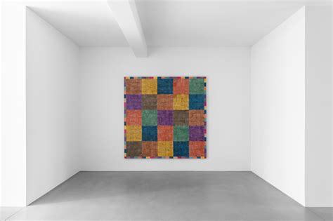 Mcarthur Binion Visualear Paperwork At Xavier Hufkens Van Eyck