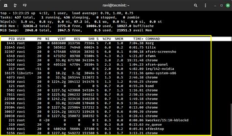 Top Command Sort Filter And Monitor Processes In Linux