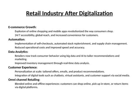 Digital Transformation Ppt On Retail Industry Pptx
