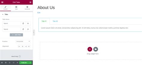 How To Create And Use Elementor Tabs