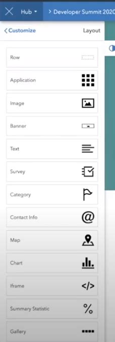 solved arcgis hub basic layout settings missing banner esri
