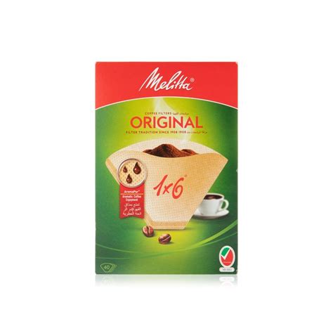 Melitta Original Coffee Machine Filters 6 Pack price in UAE | Spinneys ...