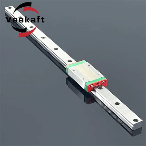 Миниатюрная линейная направляющая MGN7 MGN9 MGN12 MGN15 200 400 500 800 мм,