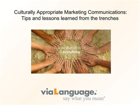 Developing Culturally Appropriate Marketing PPT