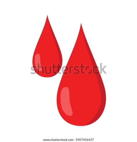 Blood Drop Flat Vector Design Good Stock Vector Royalty Free 1907456437
