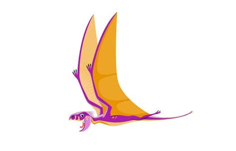 Cartoon Dimorphodon Dinosaur Character Of Jurassic 23842723 Vector Art At Vecteezy