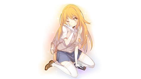 Blonde Hair Elbow Gloves Gloves Long Hair Shirabi Life Is Free
